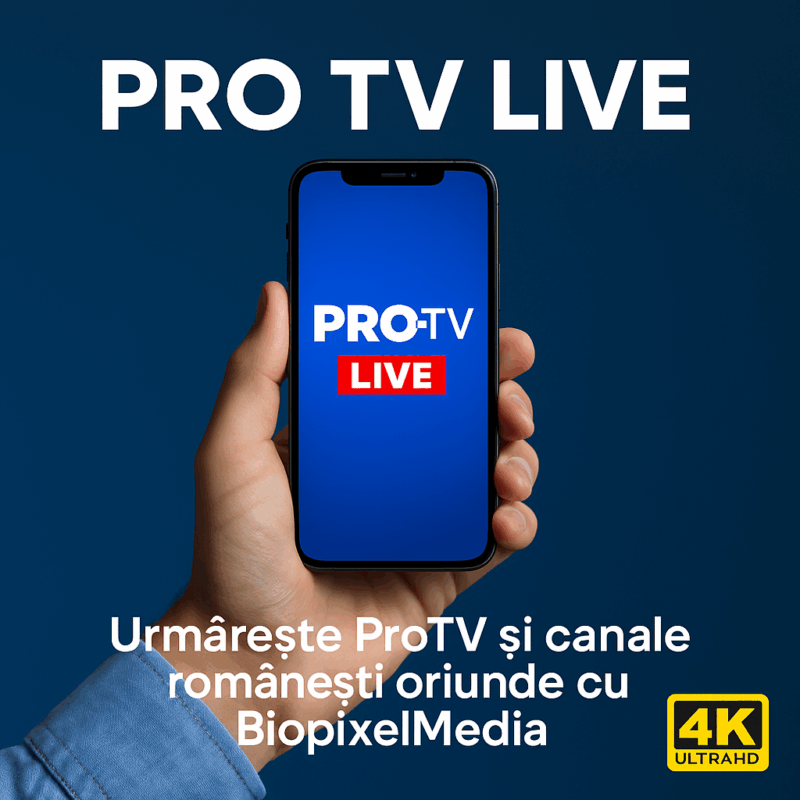 Pro TV Live Online – Urmărește ProTV și alte Canale Românești